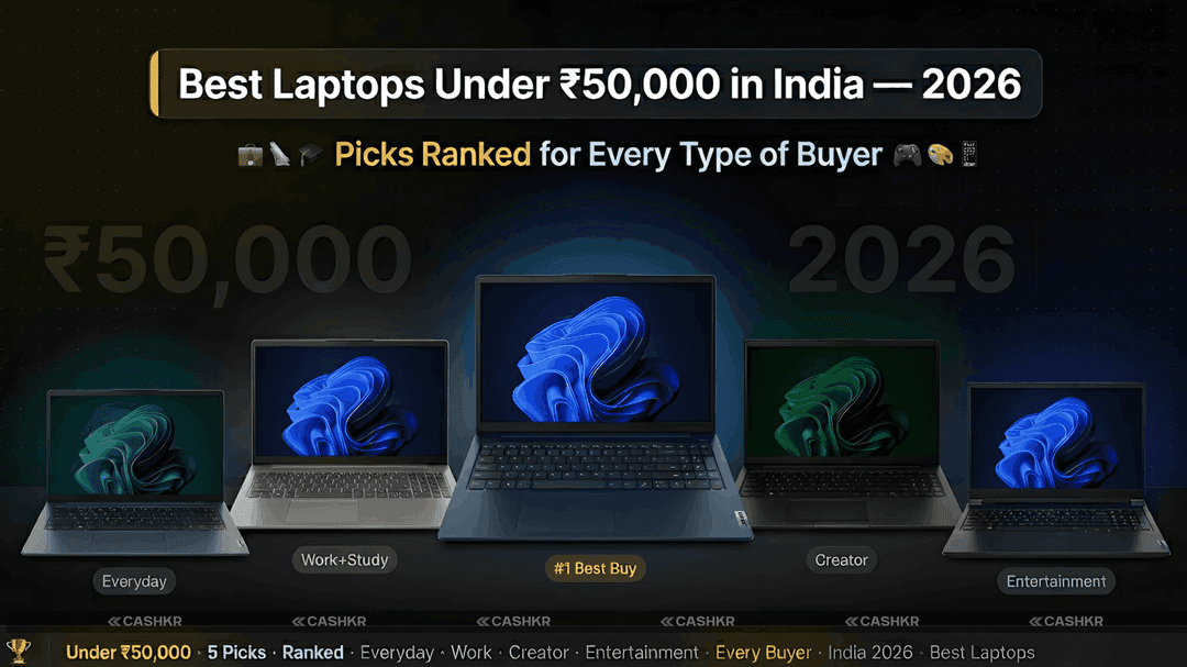 Best Laptops Under Rs. 50,000 in India 2026: Top 5 Picks